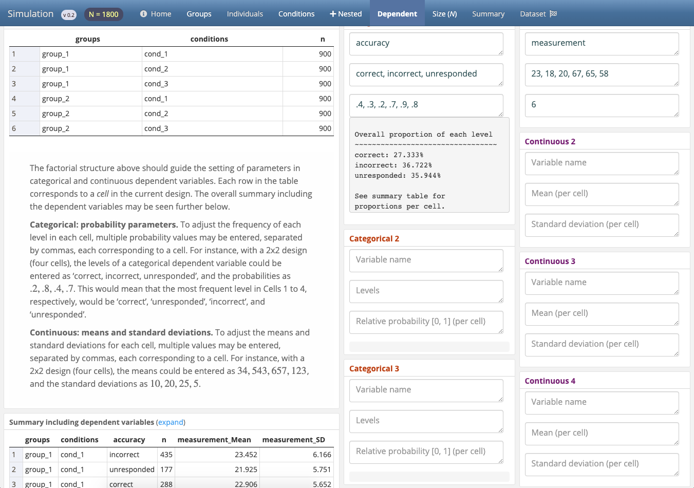 Web application for the simulation of experimental data | Pablo Bernabeu